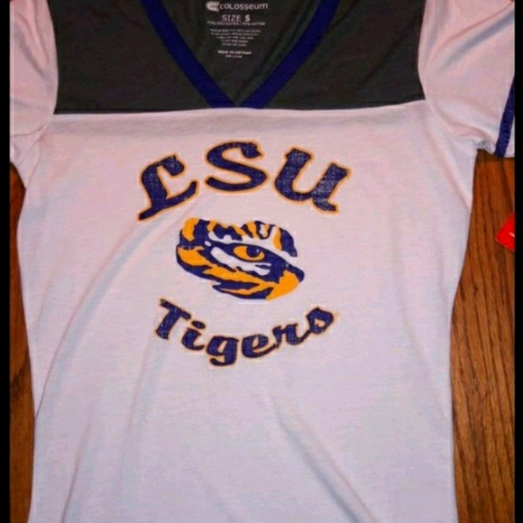 Colosseum | Tops | Lsu Tigers Ladies Adult Small | Poshmark
